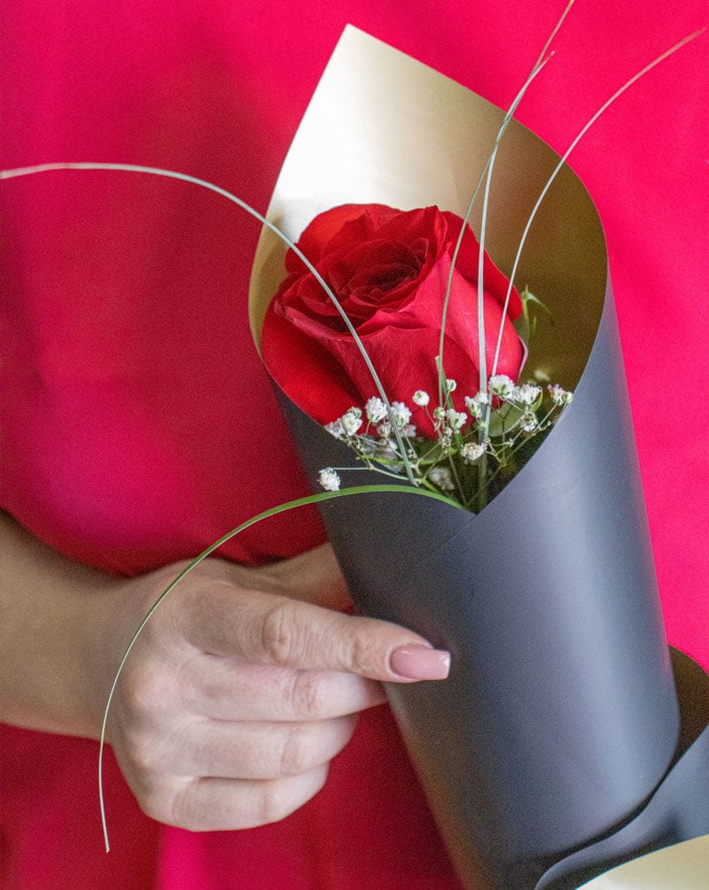 One Love Red Rose Bouquet | Same Day Flower Delivery