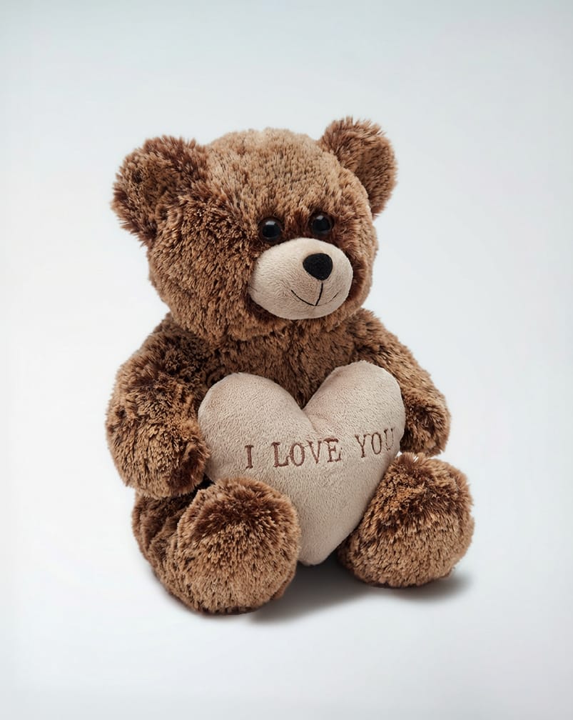Jamie Bear Heart 8" | Same Day Flower Delivery